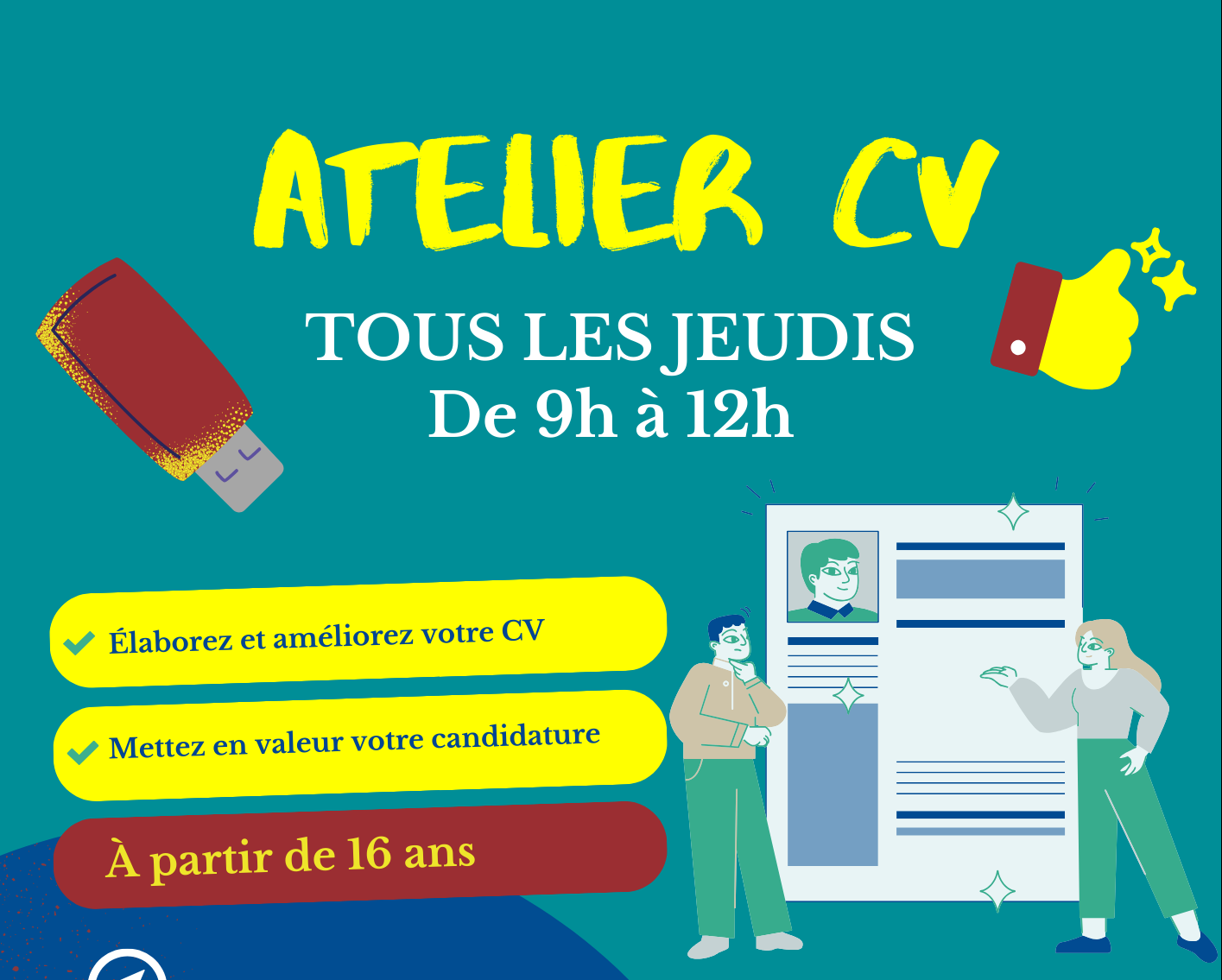 Ateliers CV - RISE - Relais Infos Service Emploi